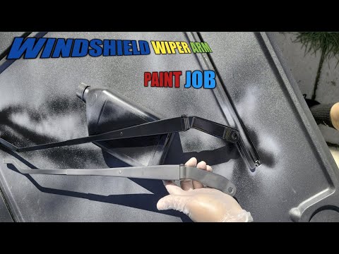 Painting weathered wiper arms - YouTube