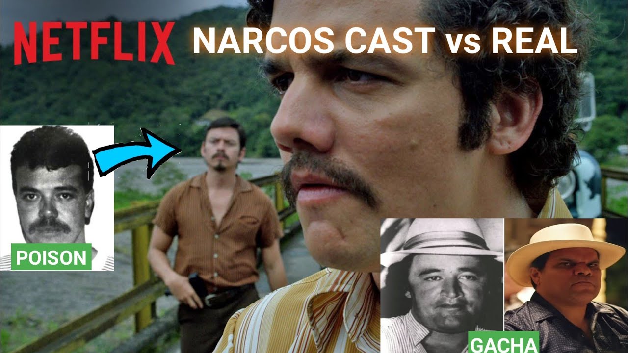 Narcos Real vs Cast ! Netflix Narcos webseries Columbia #pablo # ...