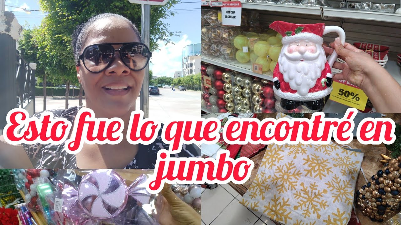 recorrido por tiendas jumbo/encontré un pinito hermoso - YouTube