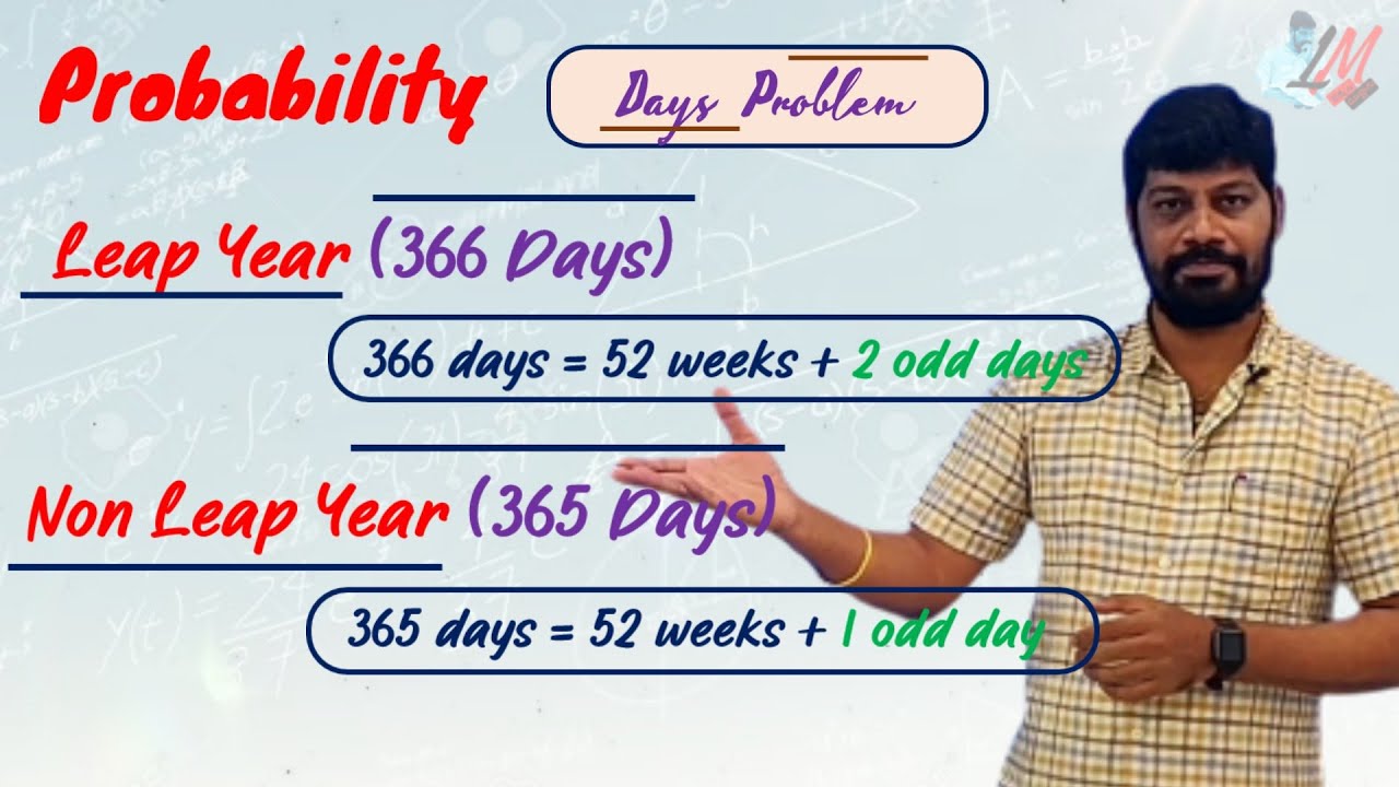 X Class - Probability - Days Problem - LM 468 - YouTube