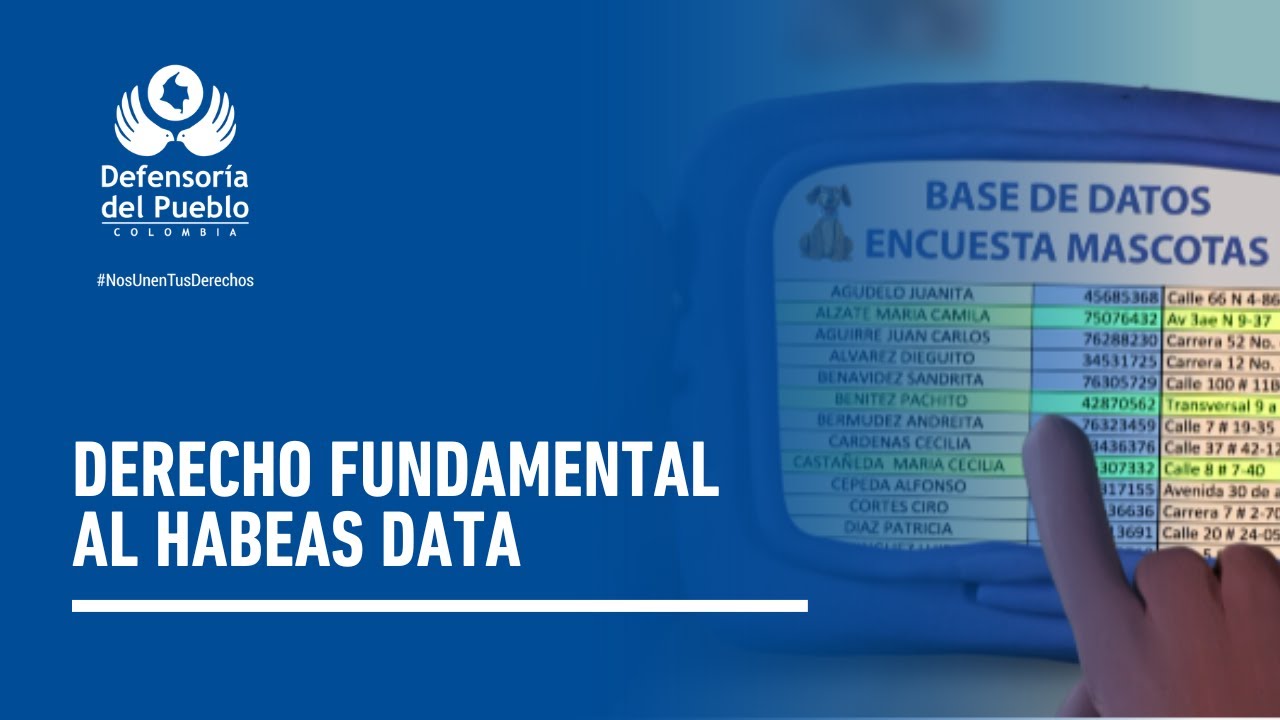 22. Derecho fundamental al habeas data - YouTube