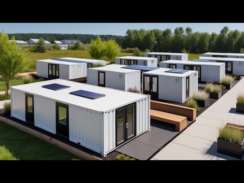 Shipping Container Home community living - YouTube