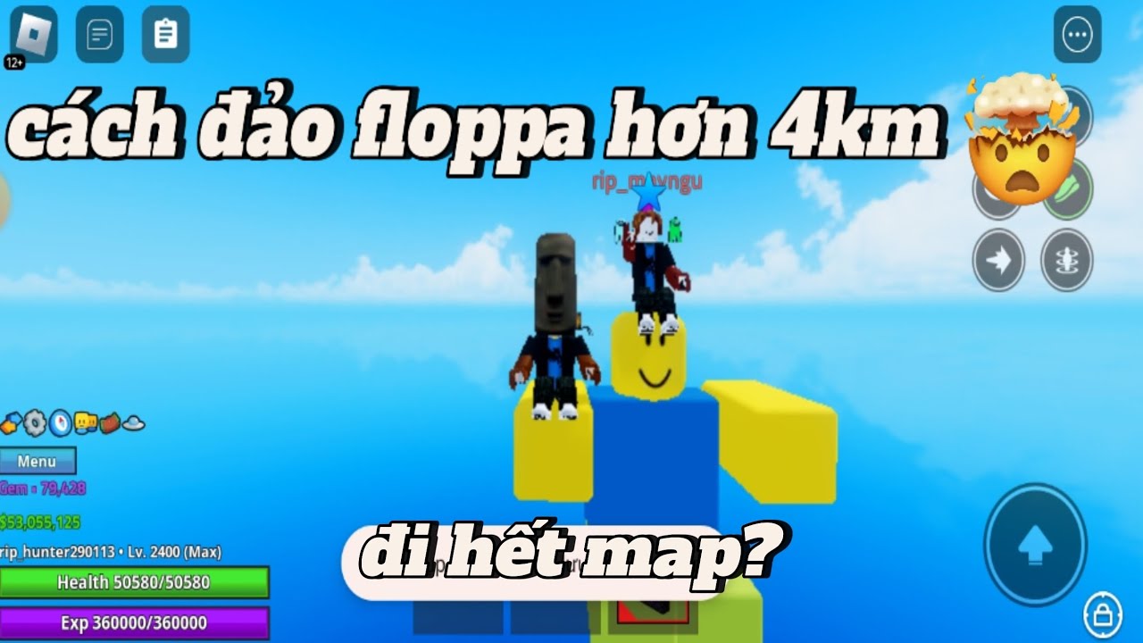 tôi và em họ cố gắng đi hết map của meme sea-meme sea(Roblox) - YouTube