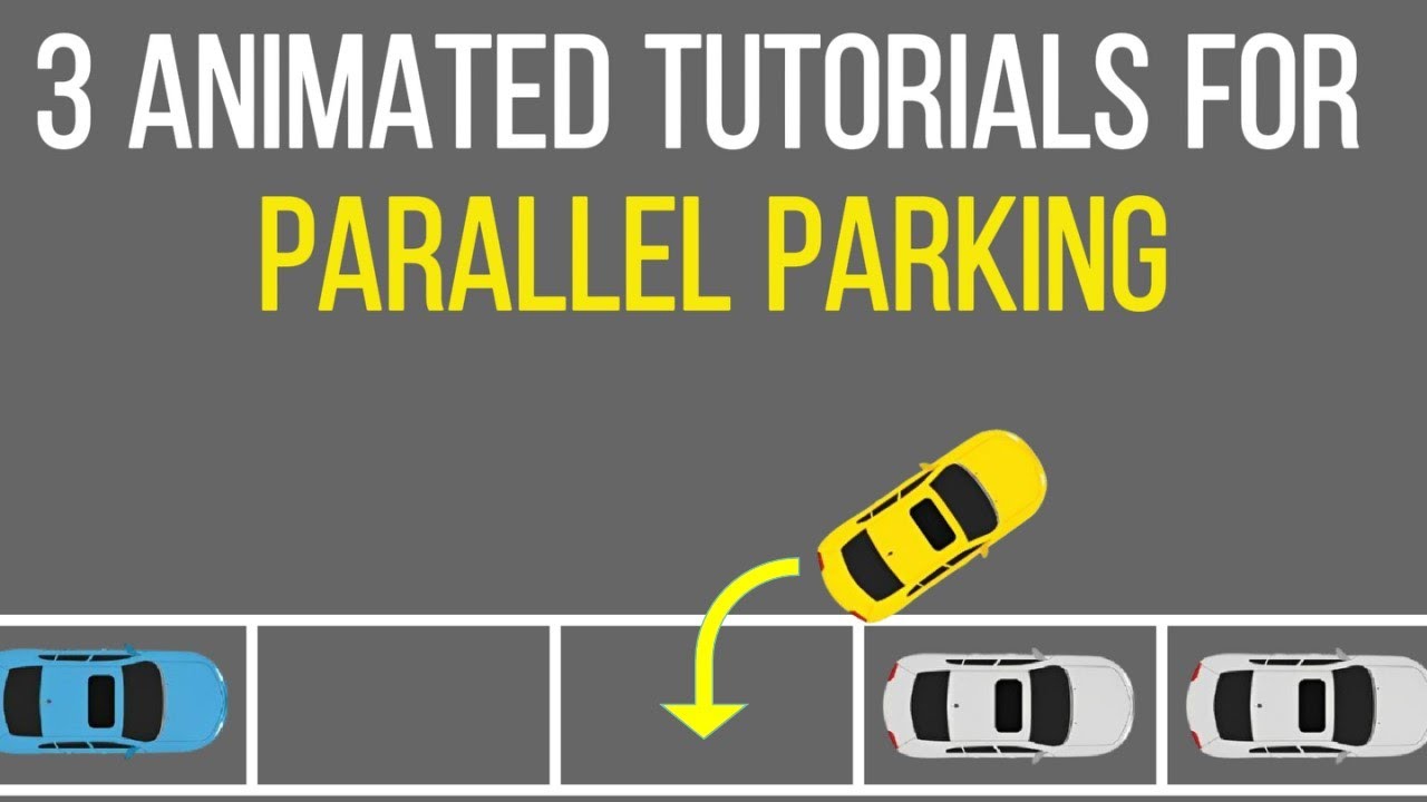 Parallel Parking | 3 Animated Tutorials for Parallel Parking # ...