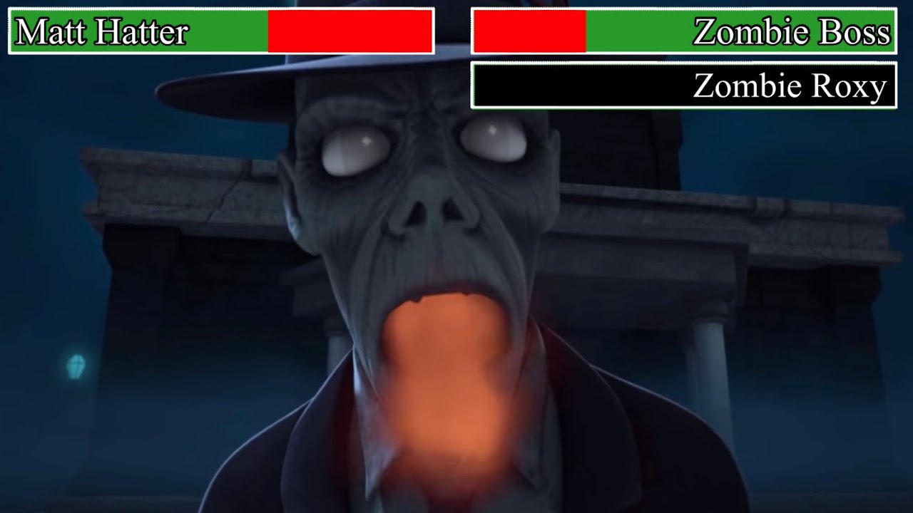 Matt and Roxy vs Zombie Boss WITH HEALTHBARS | HD | Matt Hatter ...