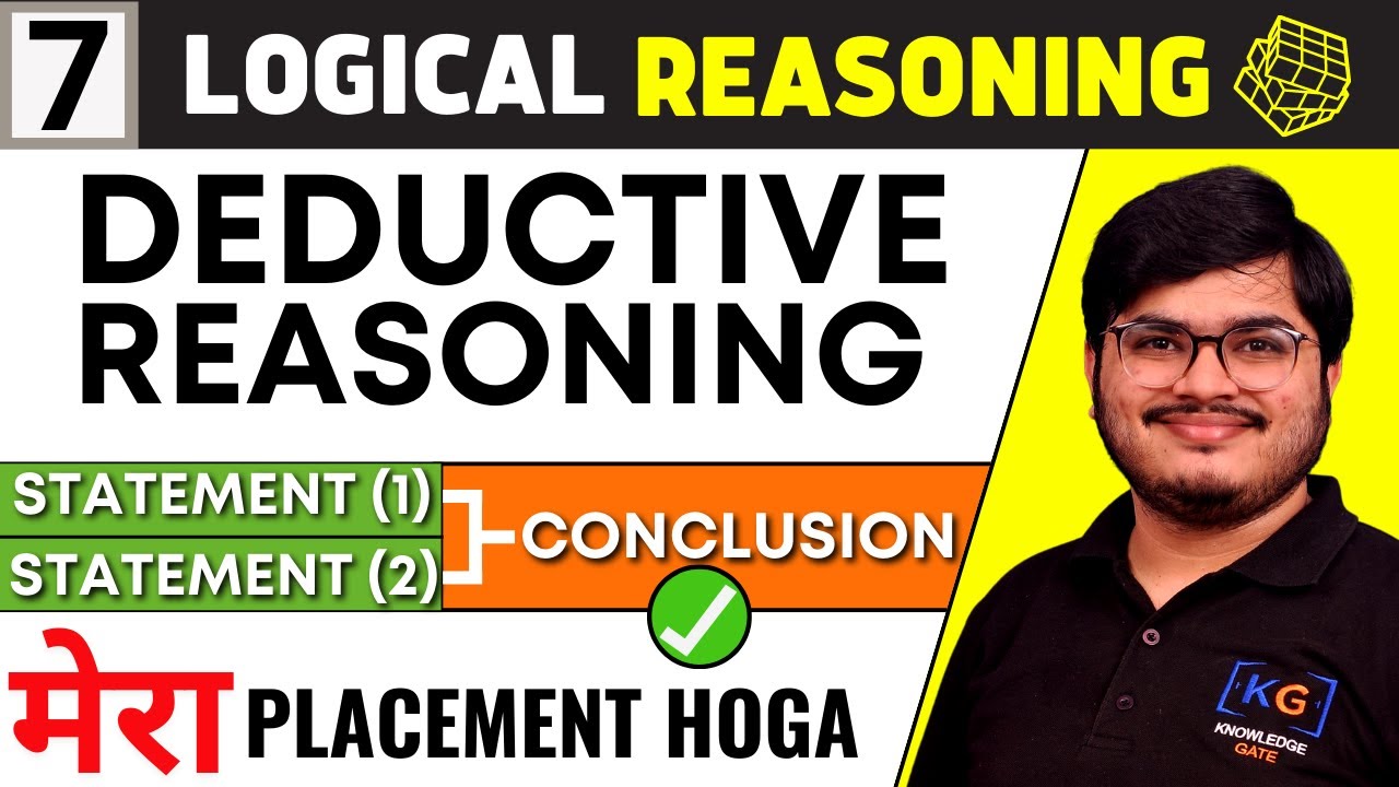 🛑lecture 7 Deductive Reasoning Logical Reasoning Mera Placement Hoga 18 Jan Mph Youtube