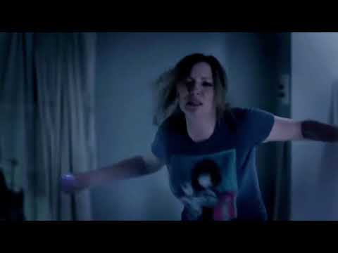 Woman wearing anime shirt getting electrocuted