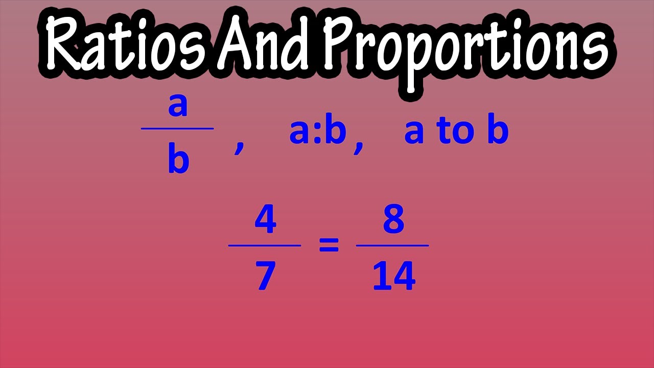 What Are Ratios And Proportions? How To Use The Method Of Cross ...