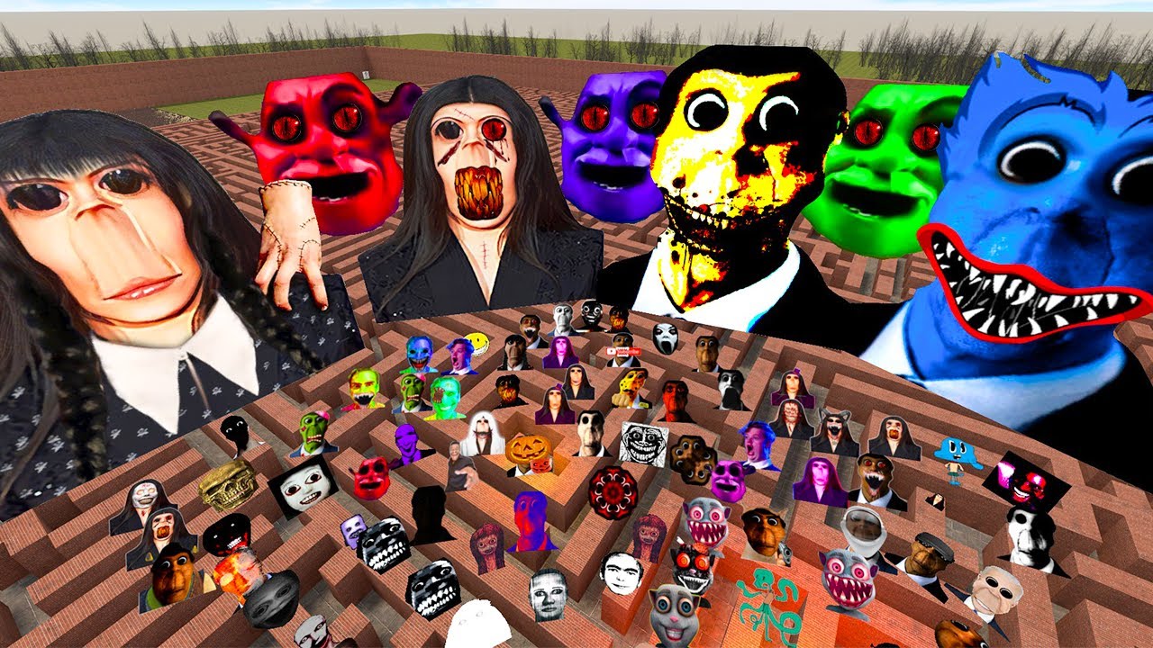 BOSS SHREK NEW BIG ROSALIA AND OBUNGA BIG BOSS VS Nico's Nextbots ...