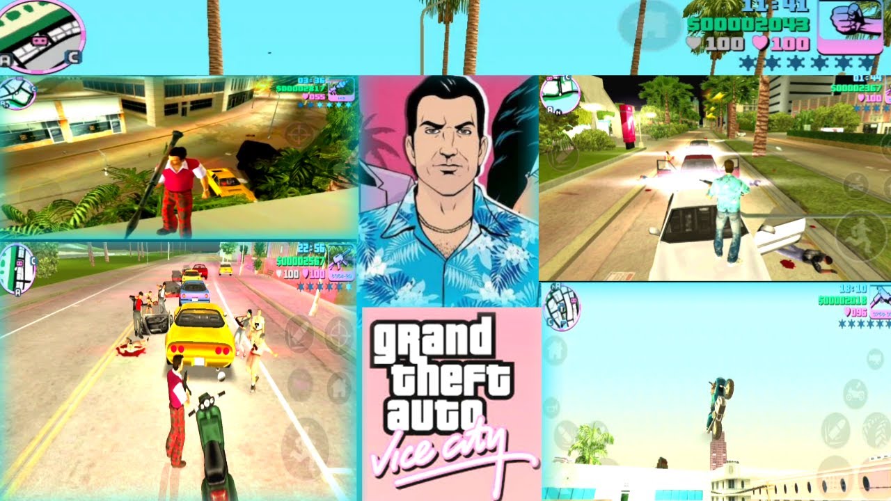 GTA Kill EveryBody Angry Gameplay| Grand Theft Auto: Vice City》Part 5《# ...