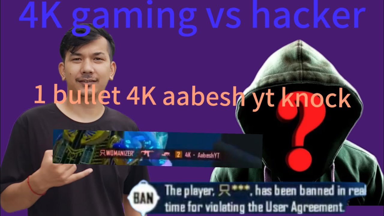 4K gaming vs hacker - YouTube