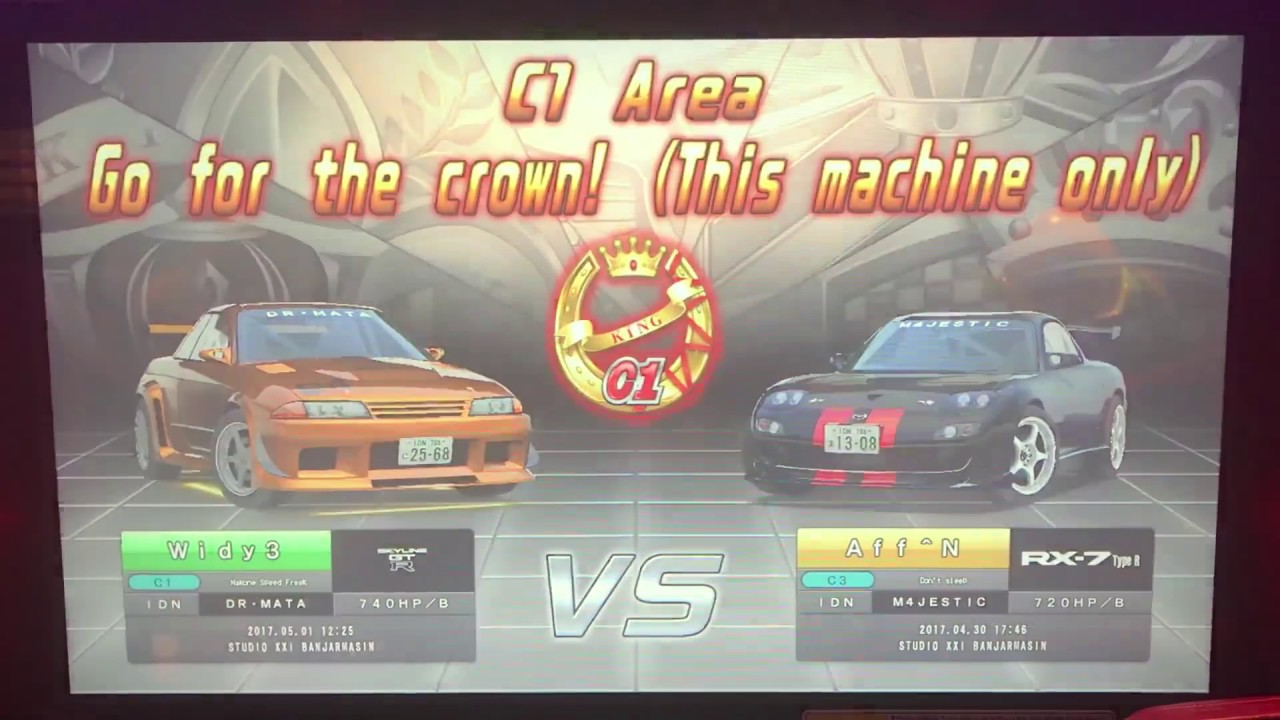 WMMT5DX C1 area King battle (RX7 vs R32) - YouTube
