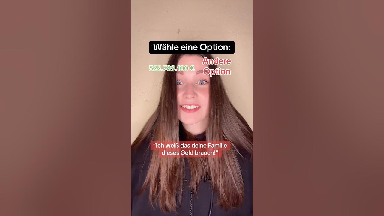 Part 2 ️ #pov : Du musst dich immer zwischen 2 Optionen entscheiden! #shorts #acting - YouTube