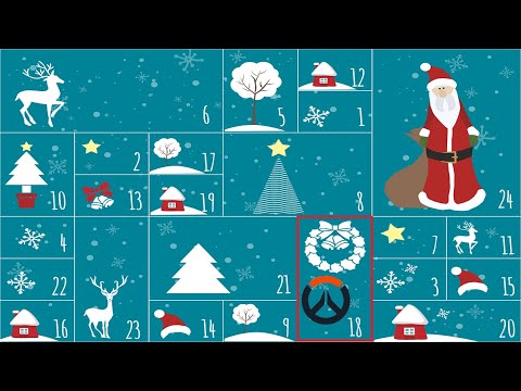 Advent calendar door 18 (Overwatch 2 Mercy) - YouTube