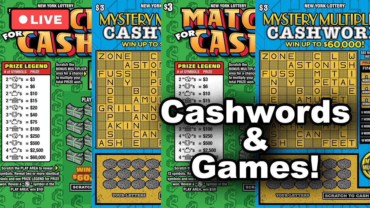 Cashword Wednesdaty! Ft. $3 Cashwords & Games - YouTube