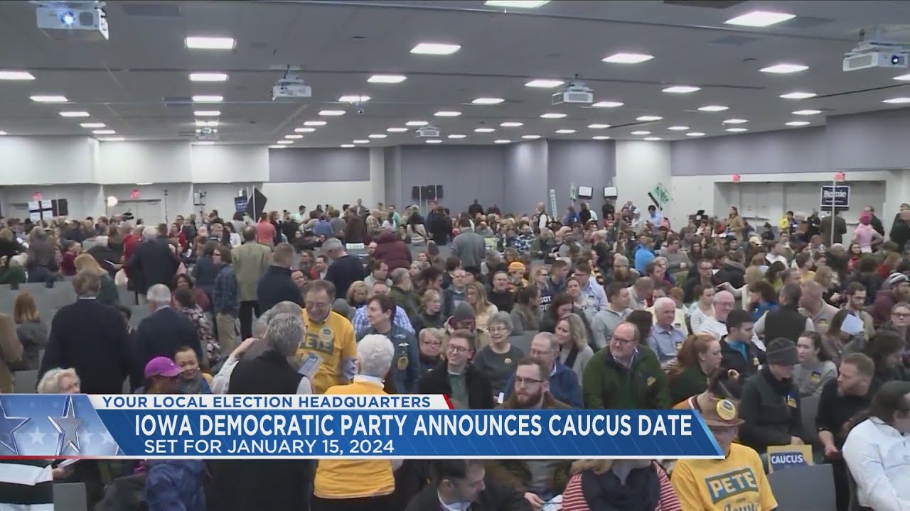 Iowa Democratic Party Announces Caucus Date - YouTube