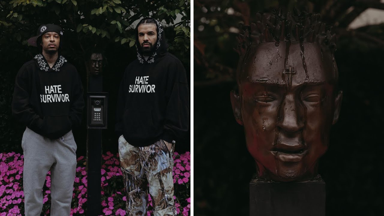 Kengele ya mlango wa nyumba ya kifahari ya Drake huko Canada ni kinyago ...