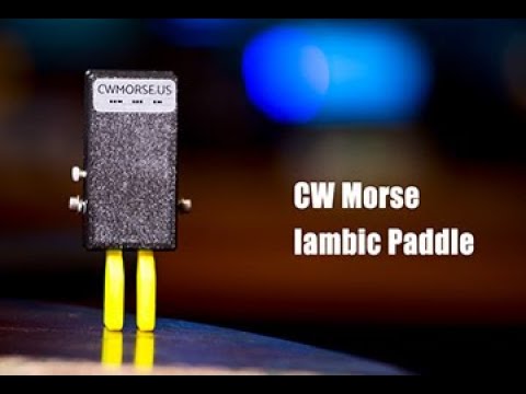 CW Morse – Iambic Paddle – Morse Code Key - YouTube