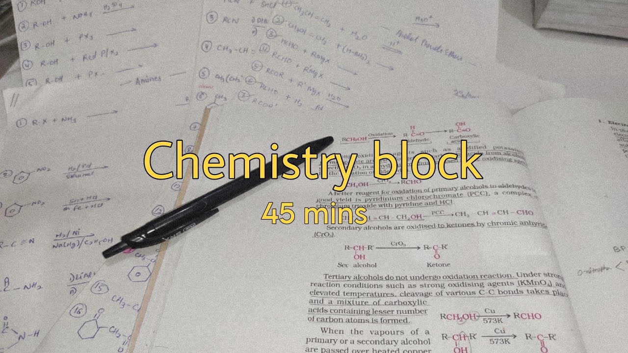 45-Minute Real-Time Chemistry Study Session - YouTube