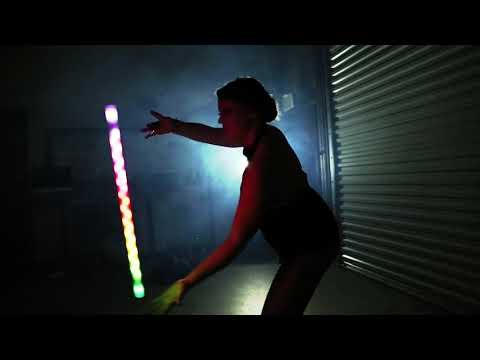 GloFX Hypno Levitation Wand – Short String Light Up LED Levi Wand Flow Toy Reviews - YouTube