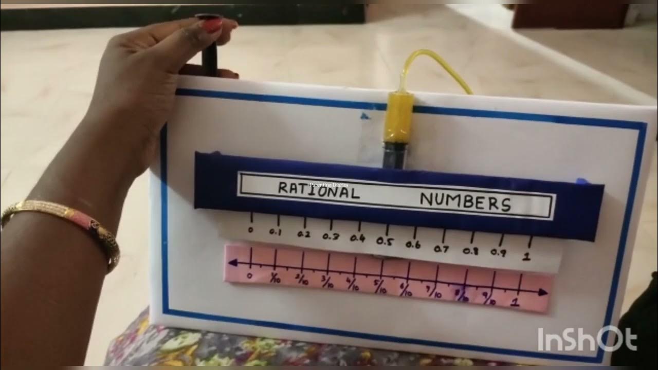 Rational numbers working model - YouTube