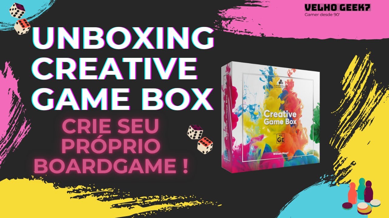 Crie seu próprio boardgame! Creative Game Box - YouTube
