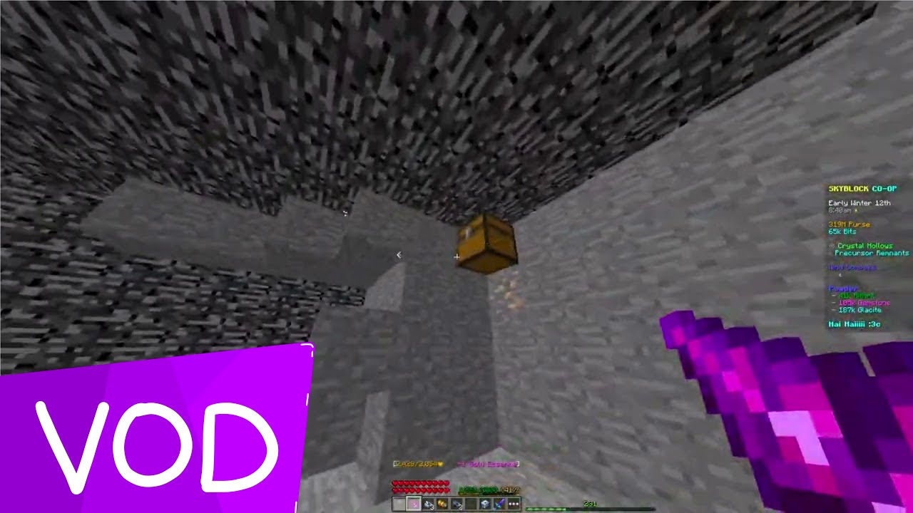 [VOD] Gemstone Powder Mining :: Hypixel Skyblock - YouTube