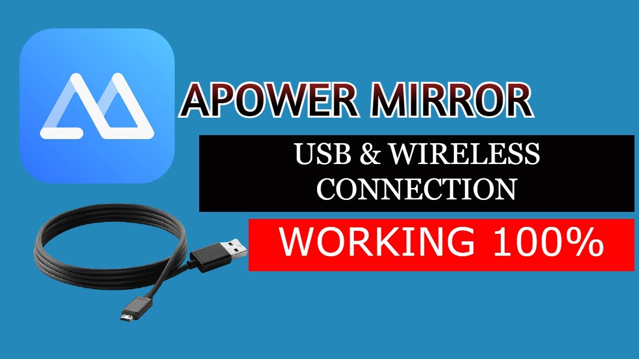APOWEER MIRRORING APP FOR FREE 100% WORKING BOTH USB/WIRELESS ...