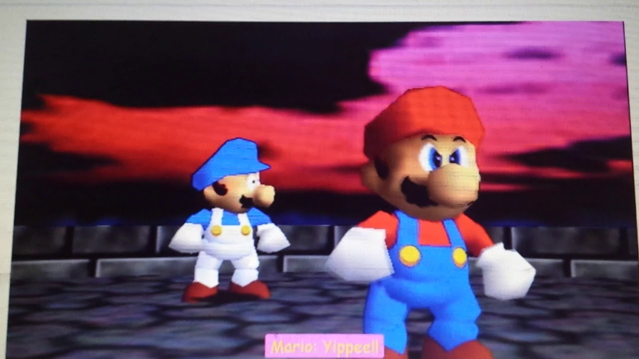 SMG4 - Who can defeat the giant Mario Head faster? - YouTube