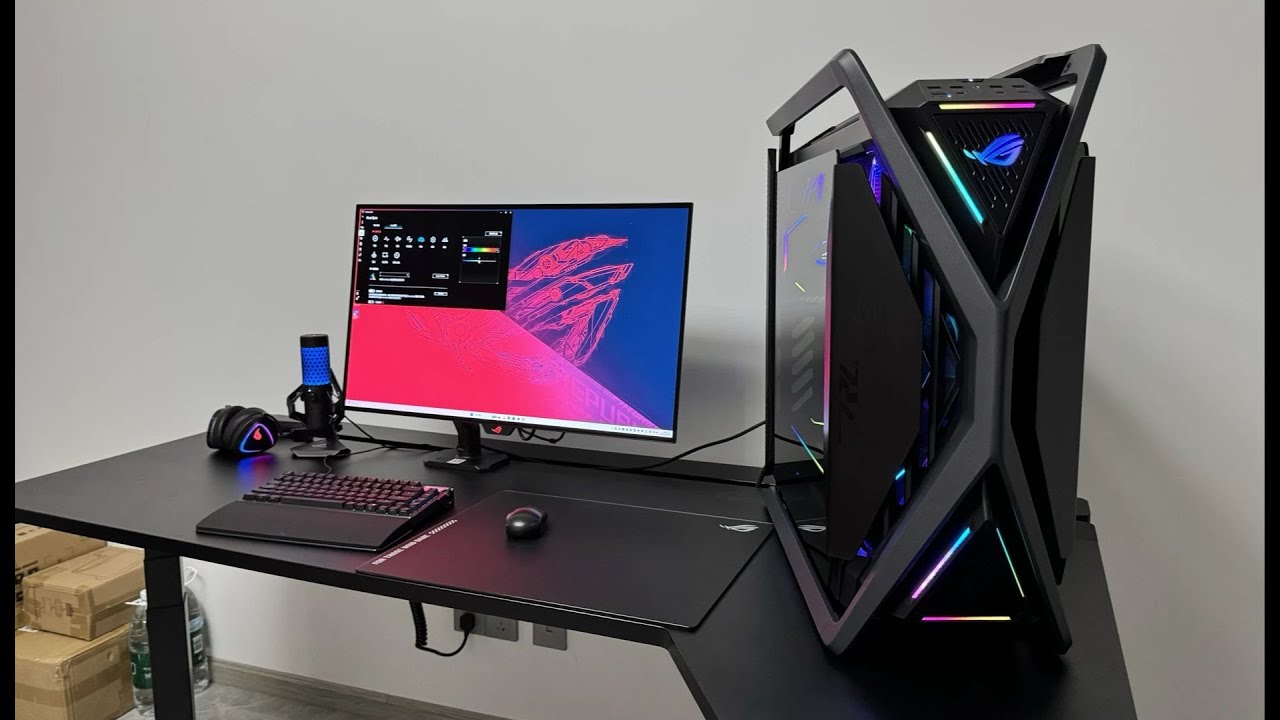 Send a 110000 computer to Yunnan big boss's house with ROG family ...