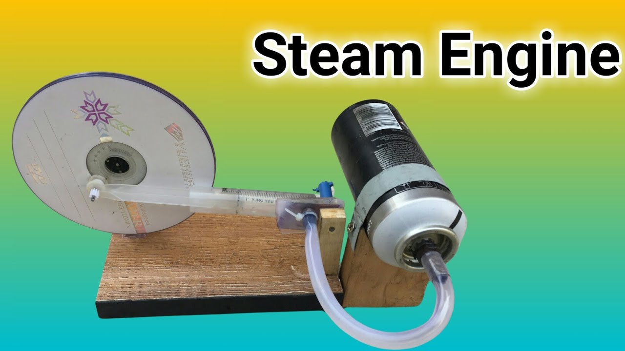 How to make steam engine | Homemade steam engine | engine kese banaye ...