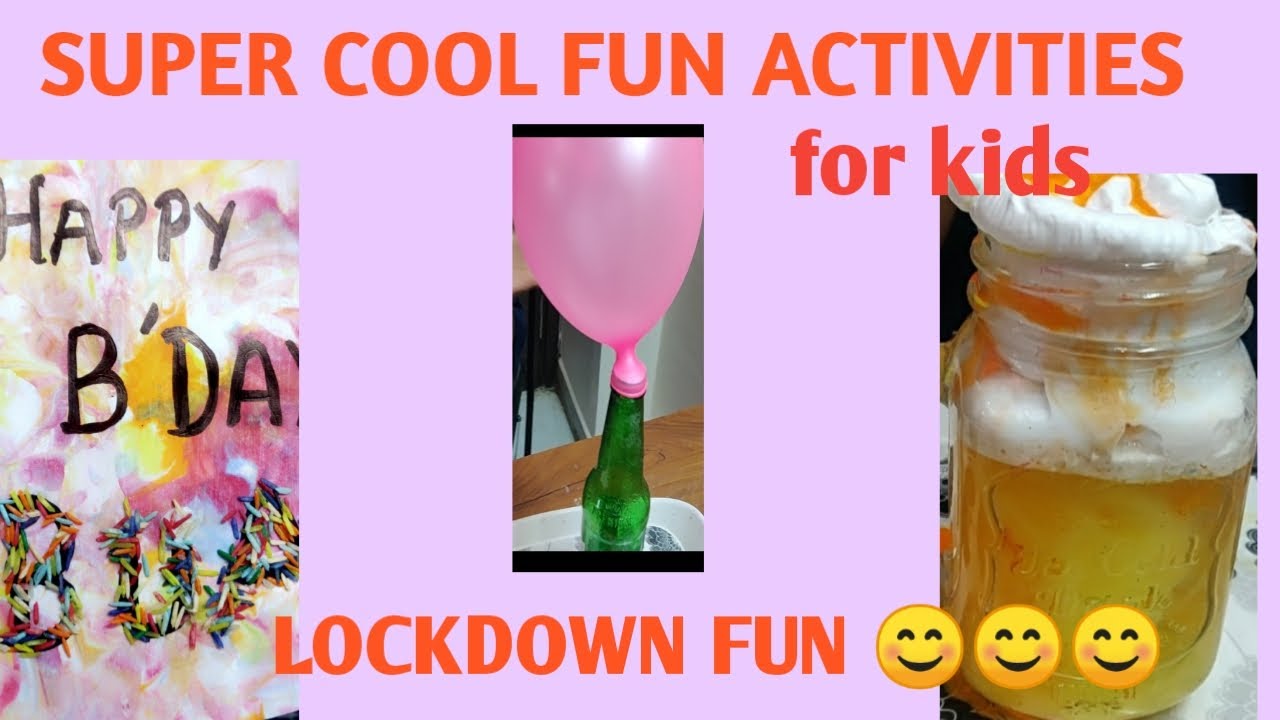 FUN ACTIVITIES FOR KIDS || DIY INDOOR ACTIVITIES | LOCKDOWN FUN | NO TO ...