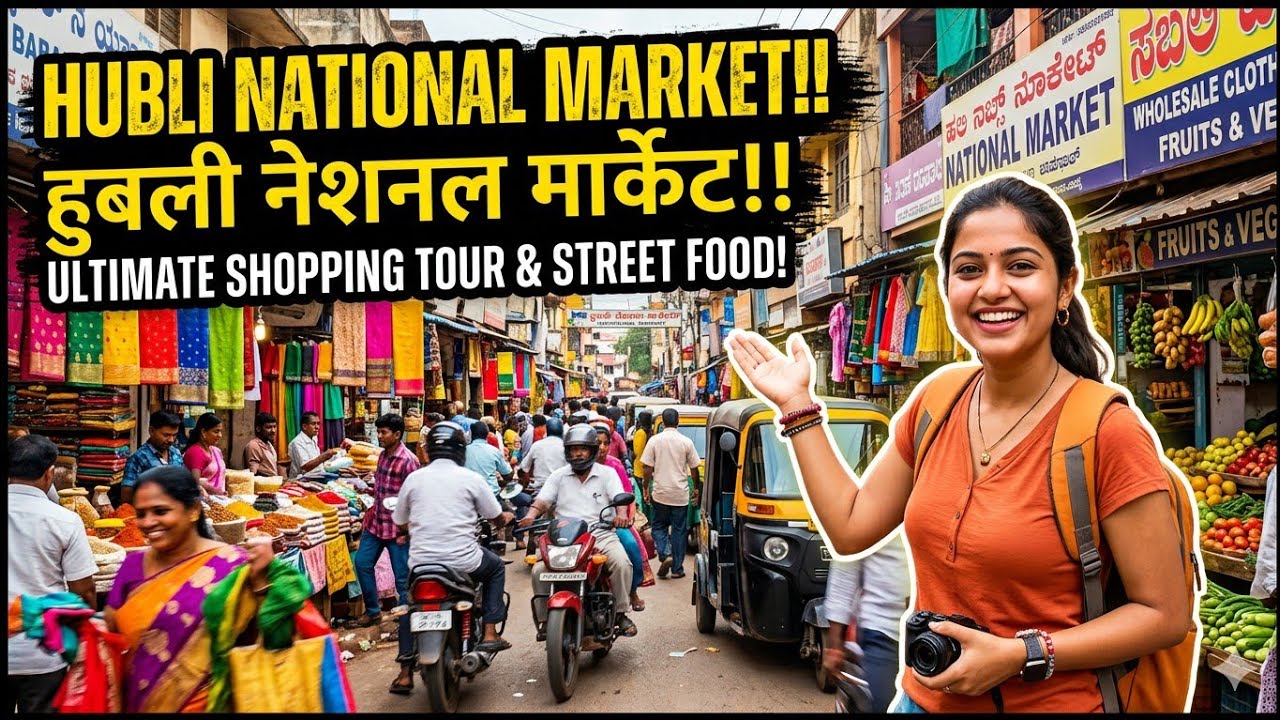 Hubli National Market. - YouTube