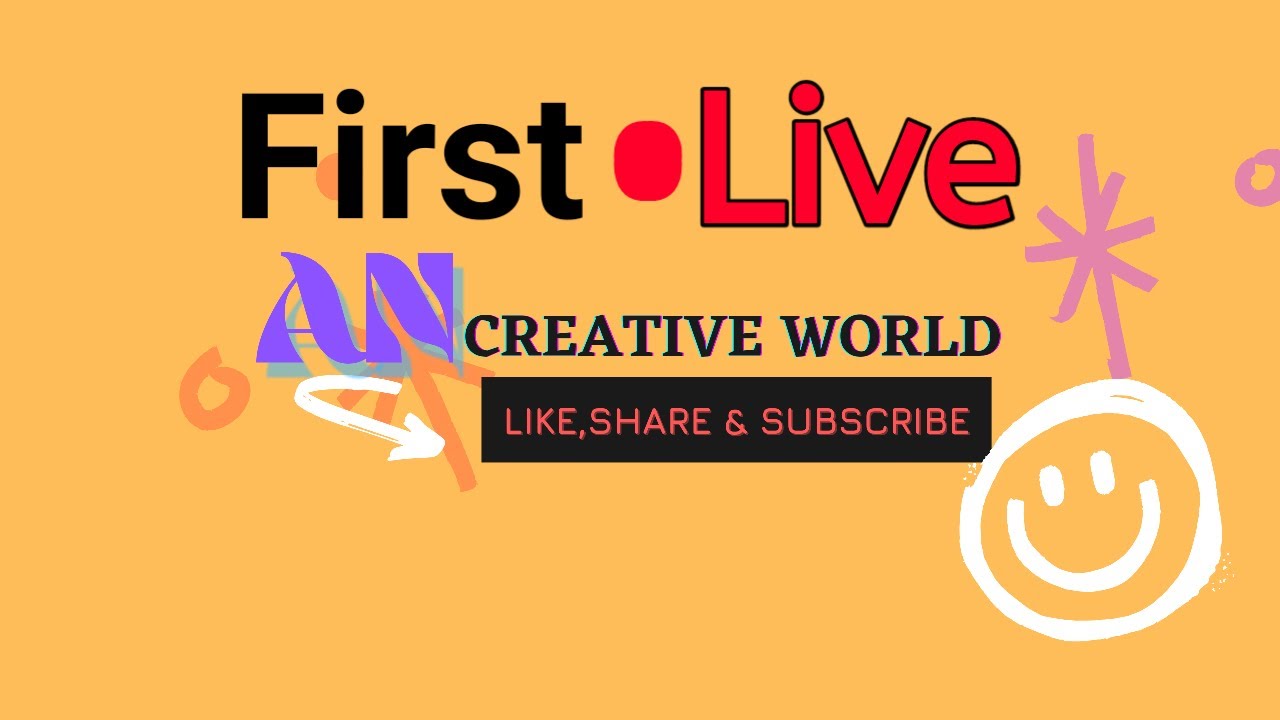 AN creative World first Live Stream - YouTube
