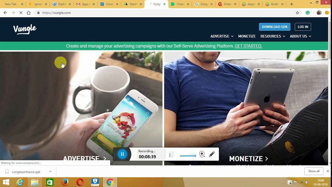 VUNGLE ADS IN APPYBUILDER APP - YouTube