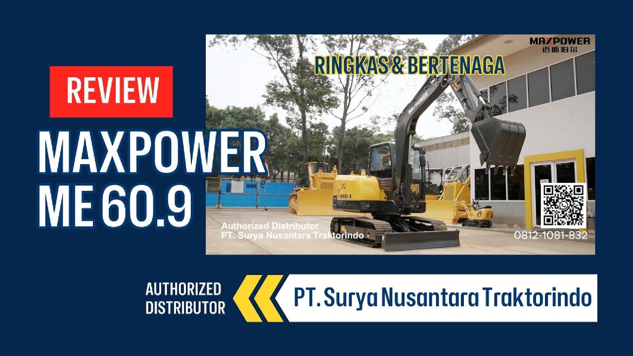 Excavator MaxxPower Review Video ME60.9 - YouTube