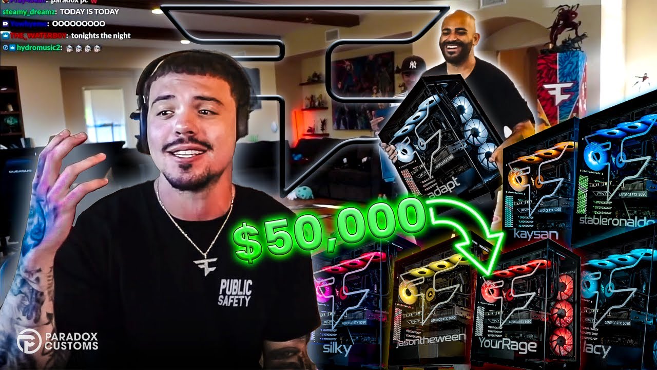 We built TEN $5,000 PCs for FaZe Clan! - YouTube