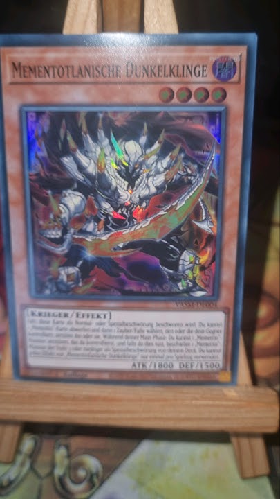 YU-GI-OH Mementotlan Dark Blade Super Rare Valiant Smashers - YouTube