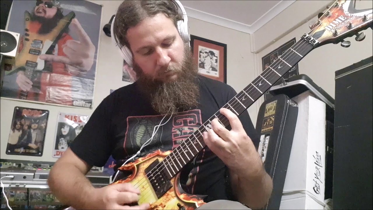 Pantera Floods Guitar Solo Cover Youtube