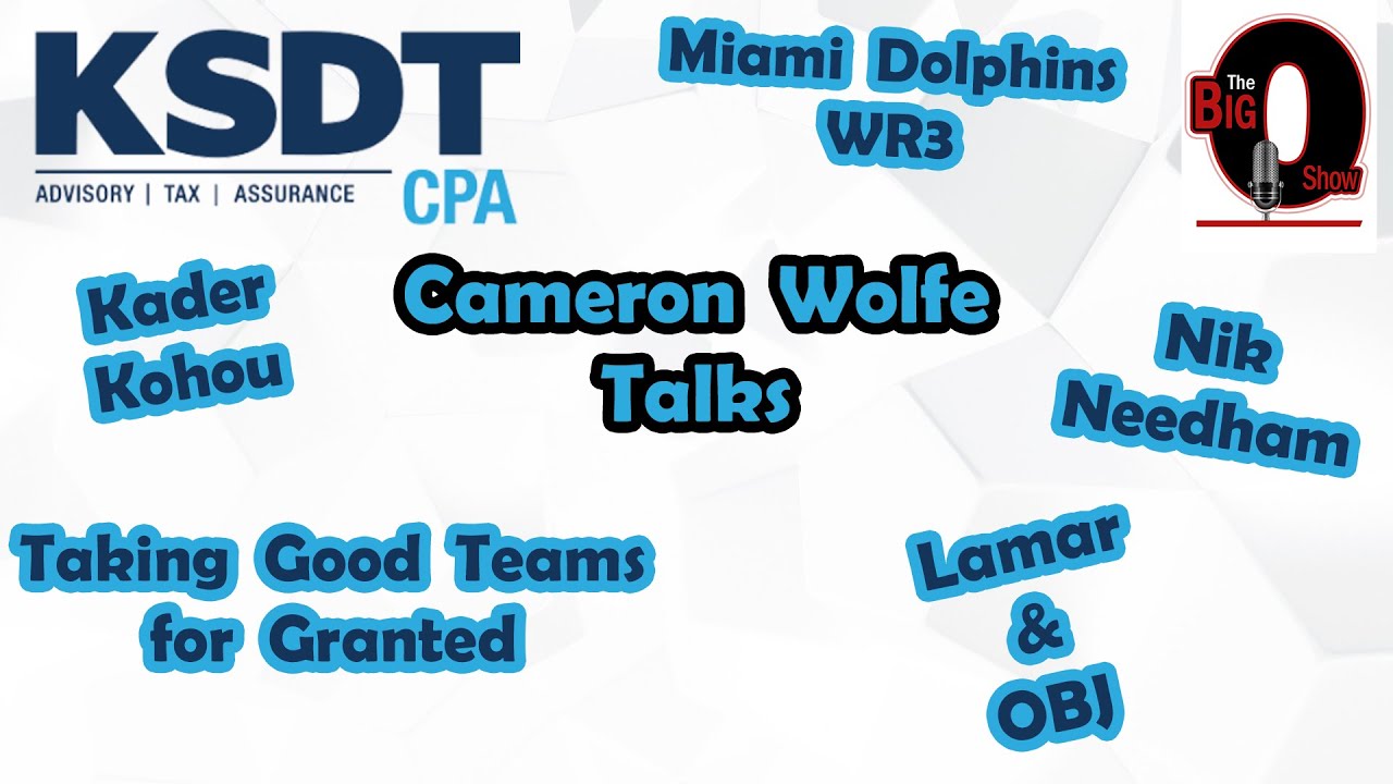 The KSDT CPA Miami Dolphins and Pro Football Report w/ Cameron Wolfe 04 ...