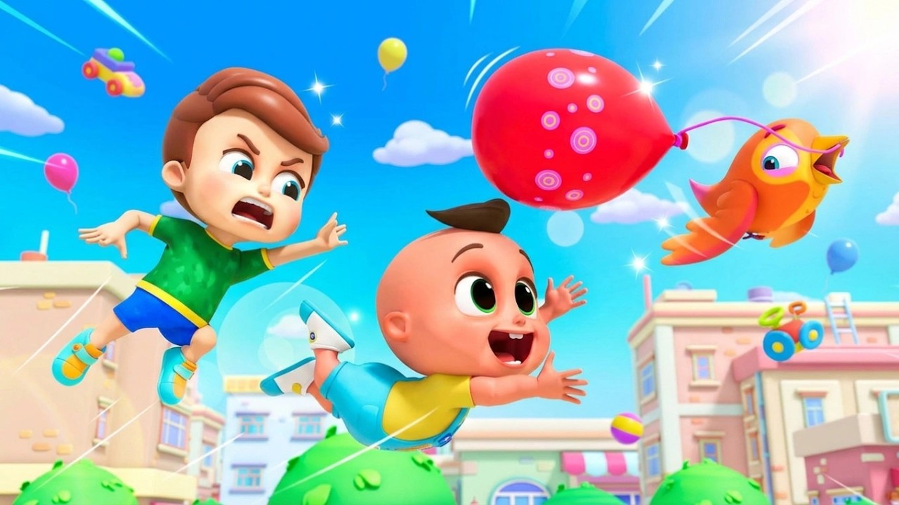 My Little Balloon Song for Kids 🎈 A Sweet Kids Song | Fun & Educational ...