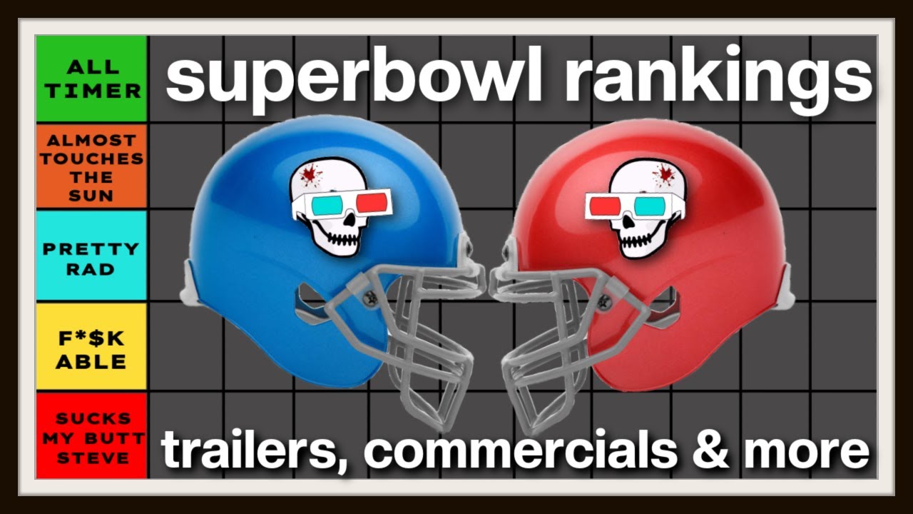 WWAM Live! Superbowl Trailers Tier List Ranking (& More!) - YouTube