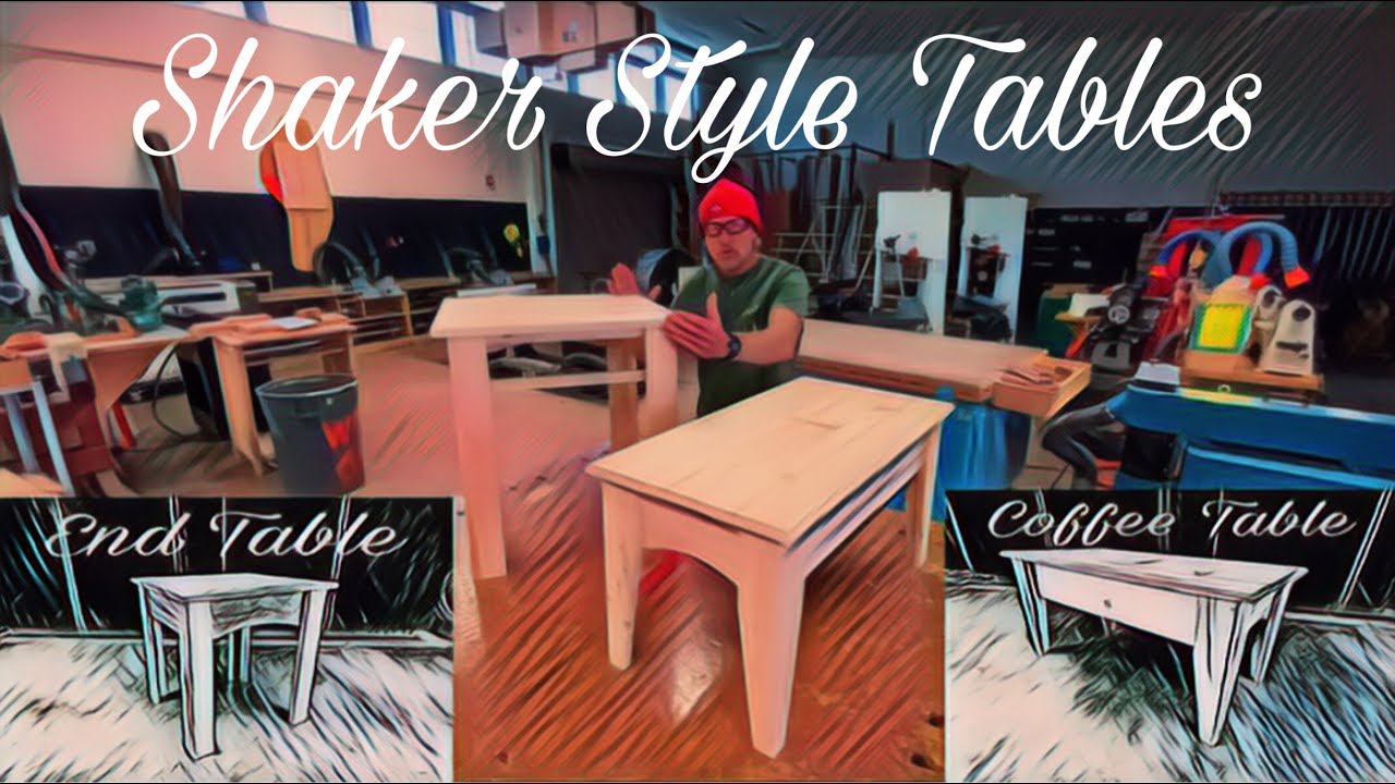 Building a shaker style table from 1” x 6” pine, coffee or end table ...