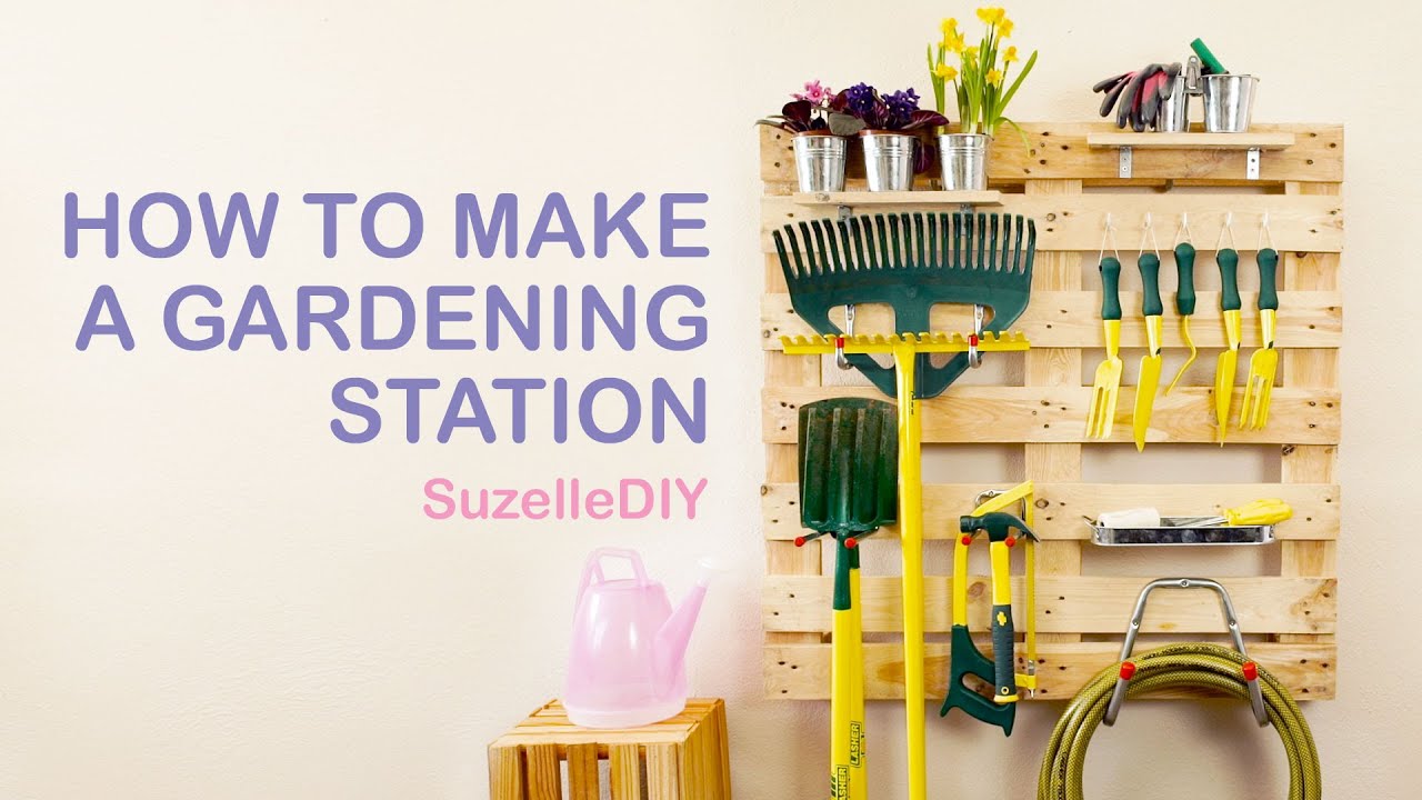 How to Make a Gardening Station - YouTube