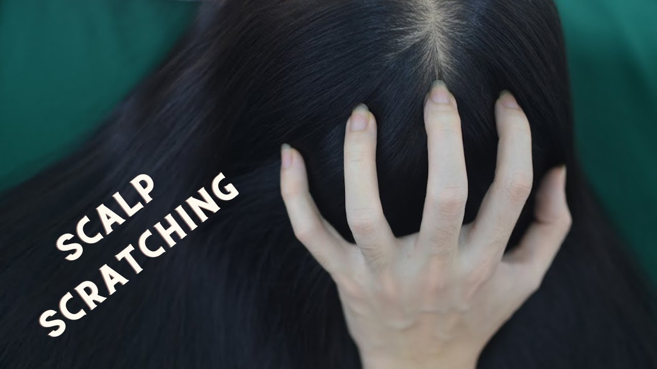 ASMR Hair Scratch, Hair Parting, Hair Brushing, Hair Treatment On Real ...