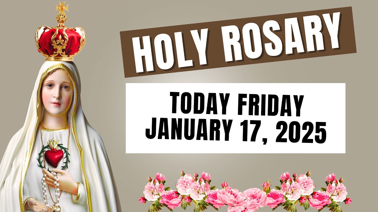 WORLD FATIMA ROSARY 🙏 Today FRIDAY January 17 - 2025 - YouTube