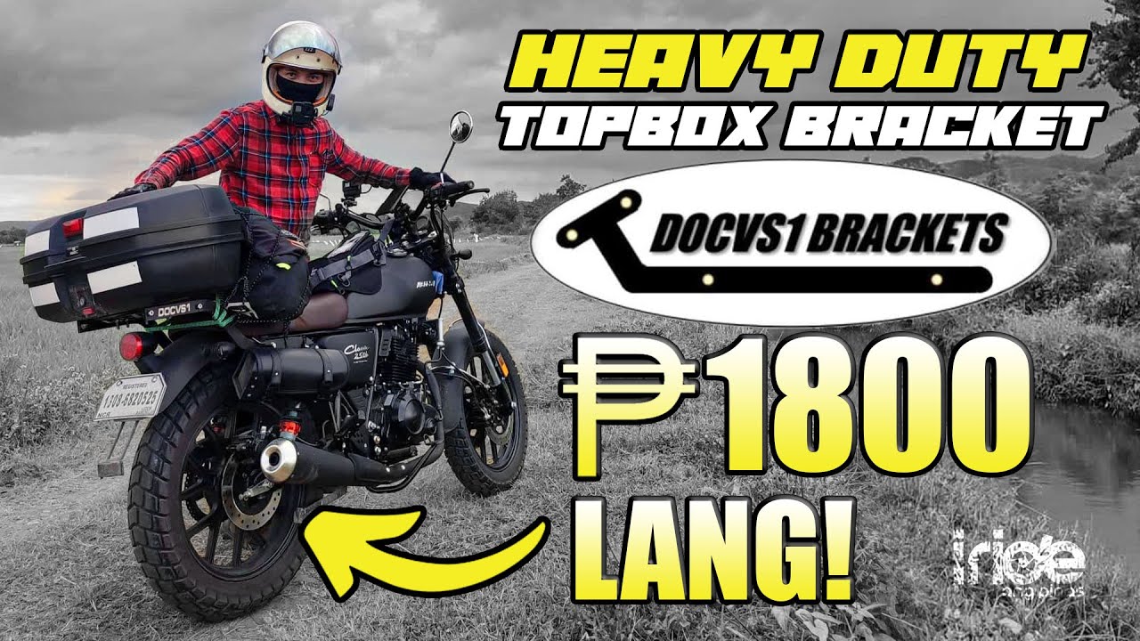 MURANG HEAVY DUTY TOPBOX BRACKET | RUSI CLASSIC 250i - YouTube