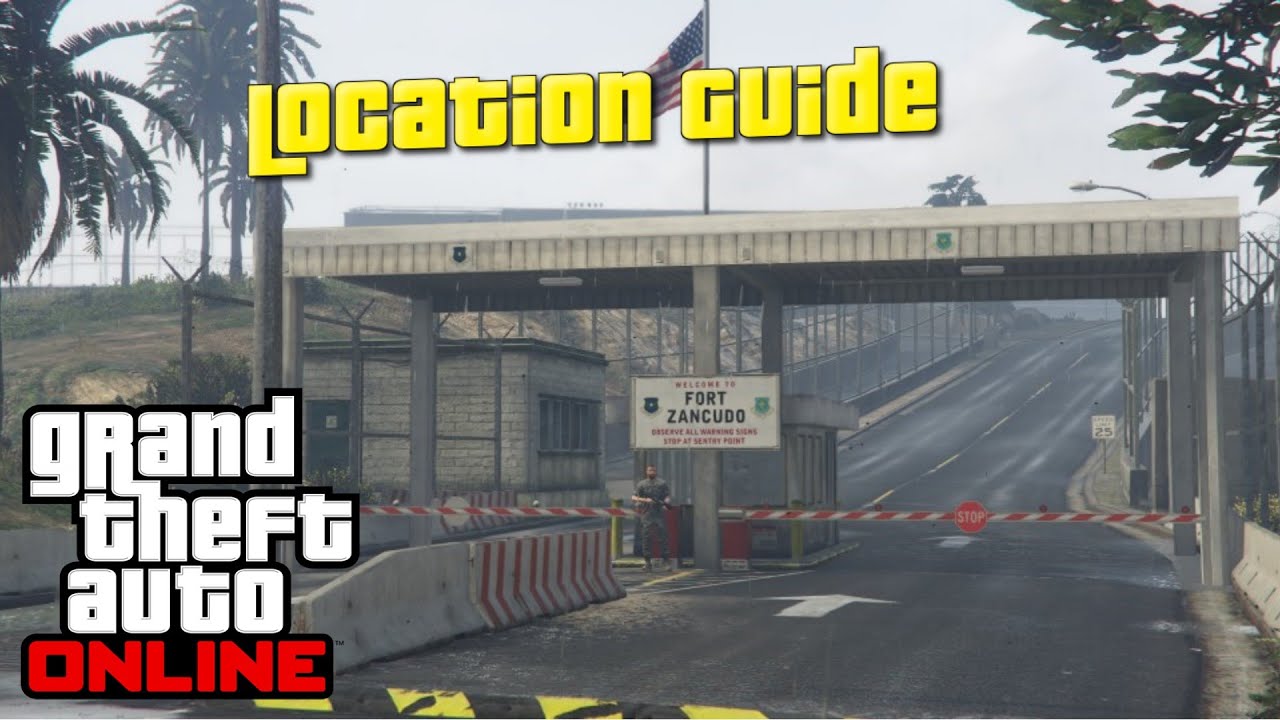 GTA 5 ONLINE - Where Is The Military Base On The Map? (Guide) - YouTube