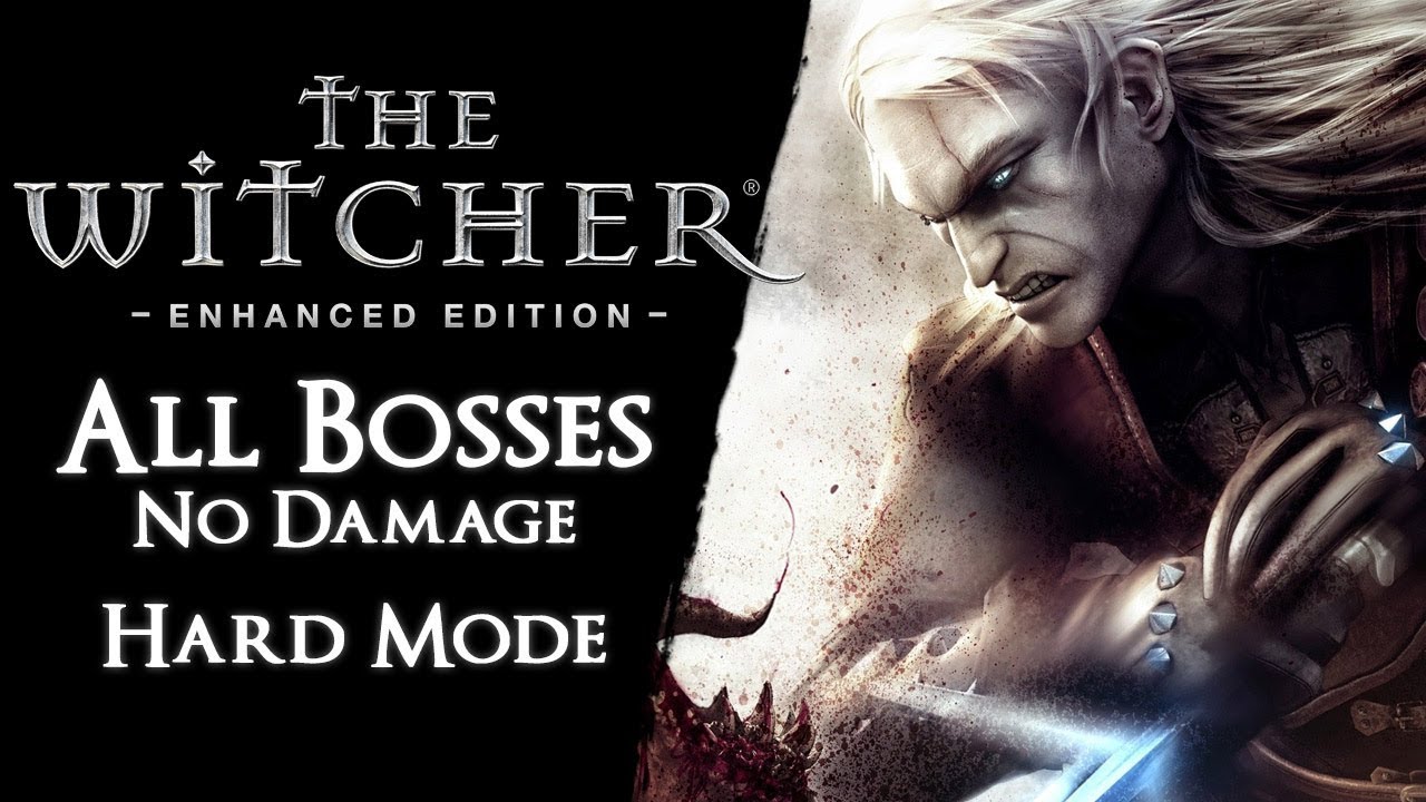 The Witcher - All Bosses on Hard【No Damage】 - YouTube