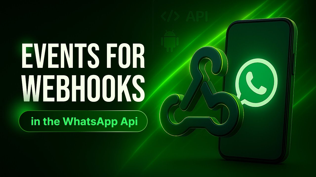 Events for webhooks in the WhatsApp API - YouTube